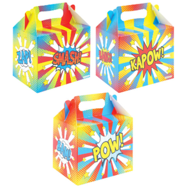 Comic Party Food Boxes 12pk — The Party Monster