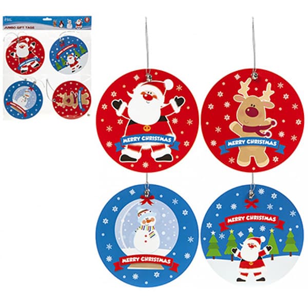 XL Christmas Gift Tags 8pk — The Party Monster